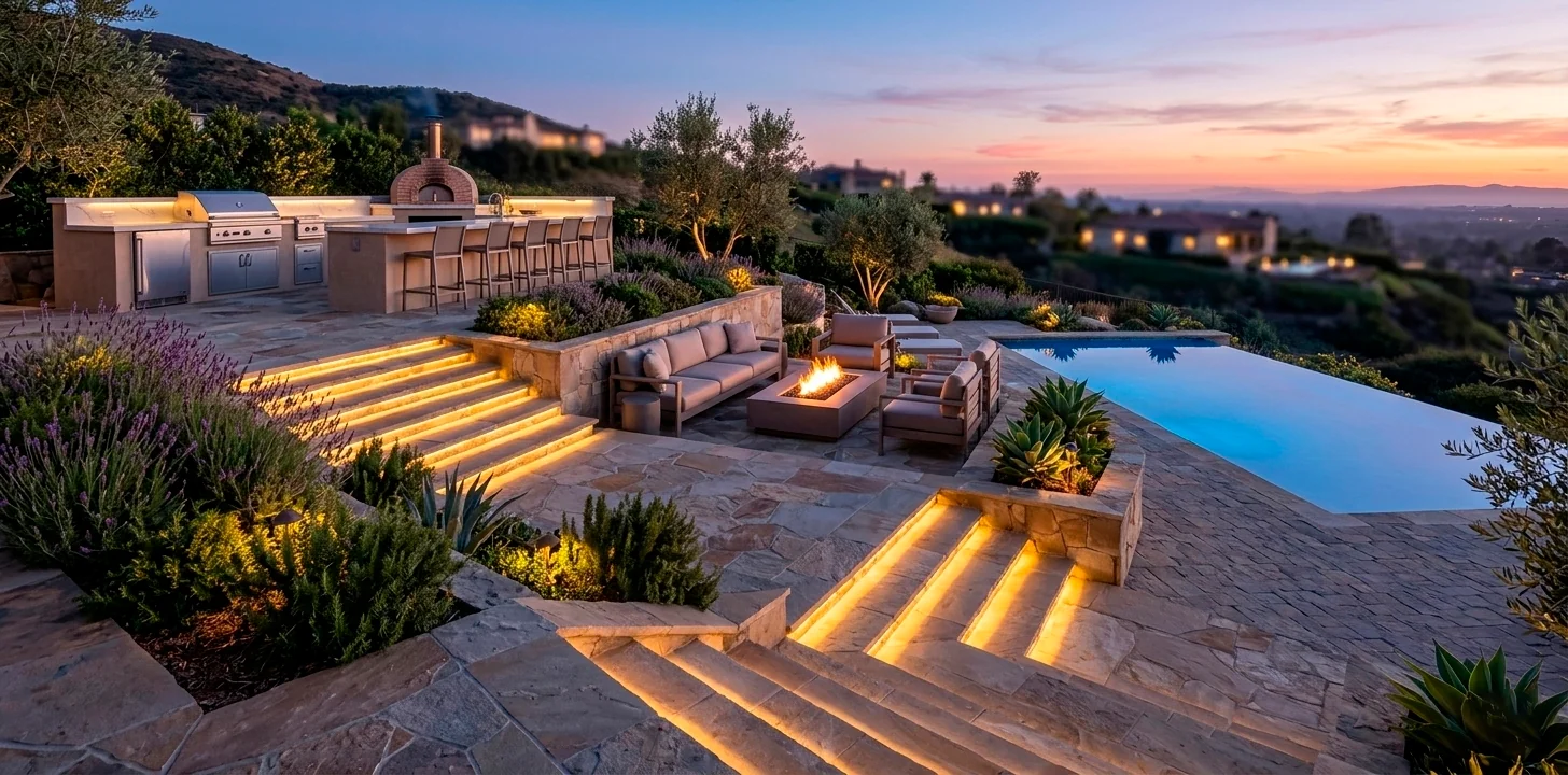 How to Master the Visual Flow of Multi-Level Patios - NestingMuse